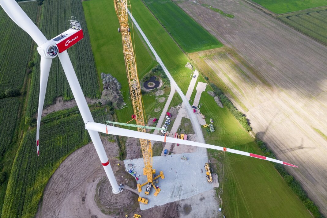 Nordex Erects First N163/5.X Wind Turbine - North American Windpower