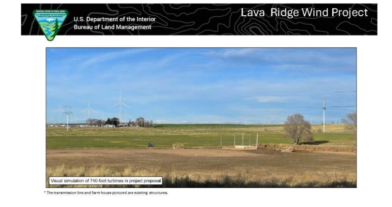 BLM Issues Final Environmental Review for Proposed Lava Ridge Wind ...